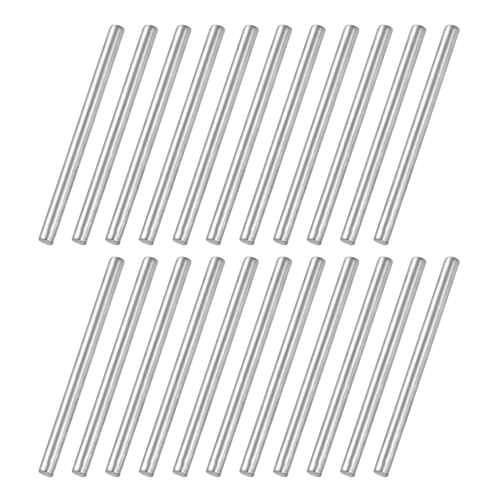 Uxcell 22 Pcs 304 Stainless Steel Round Rod, 1/8"(3mm) Diameter, 2 ...