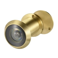 Unique Bargains Solid Brass 220-degree Door Viewer with Cover for 35 ...