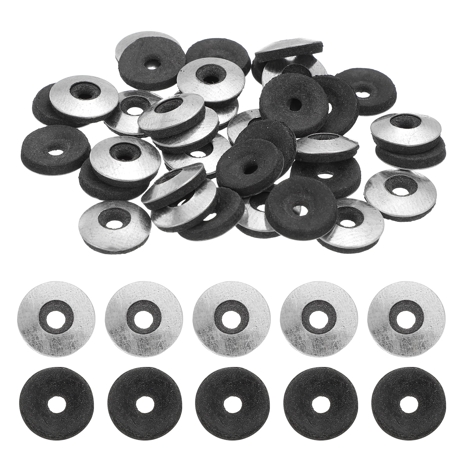 Uxcell 220Pack #10 x 9/16" Carbon Steel EPDM Bonded Sealing Washers ...