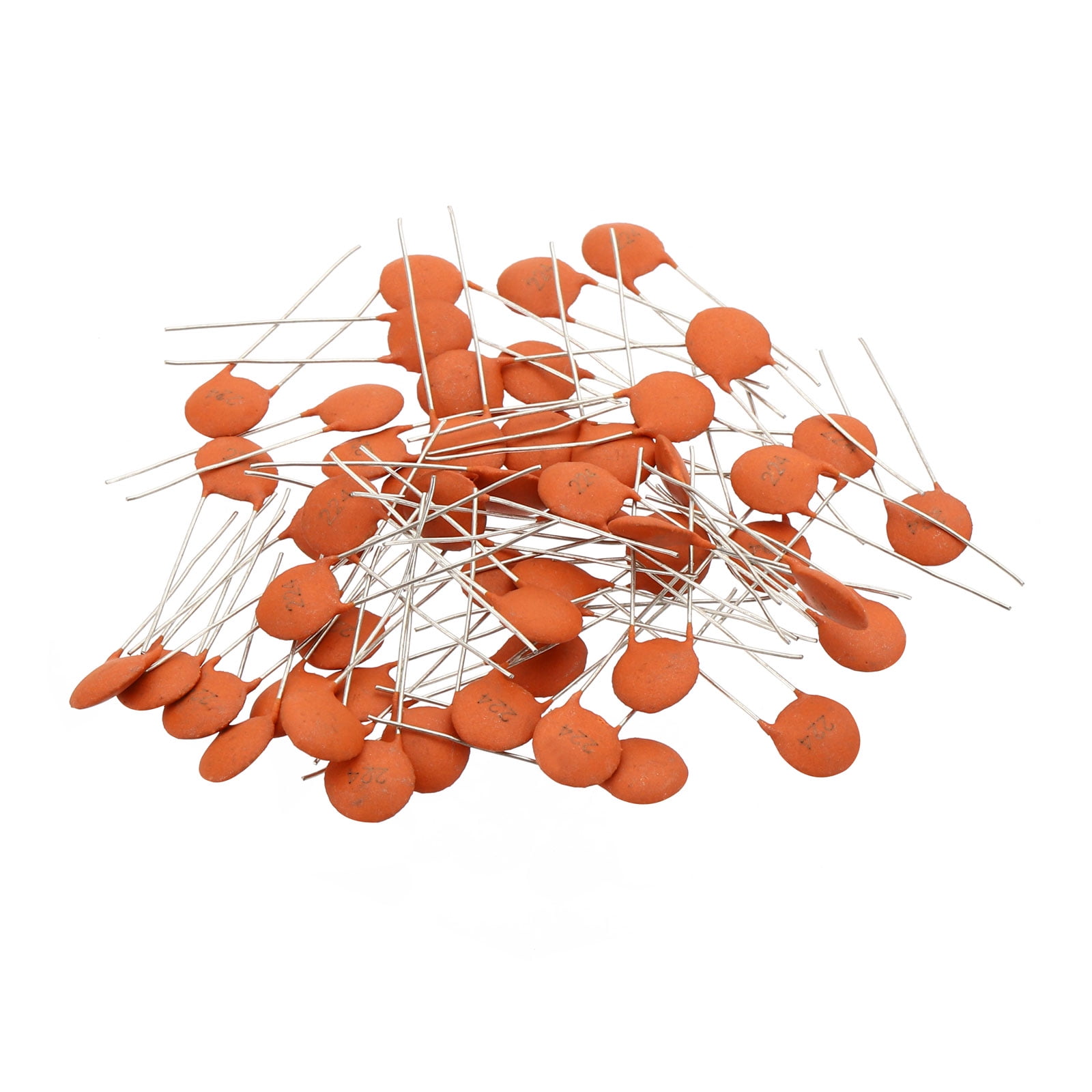 Uxcell 220nf 50V Ceramic Disc Capacitor, 50 Pcs Ceramic Chip Capacitor ...