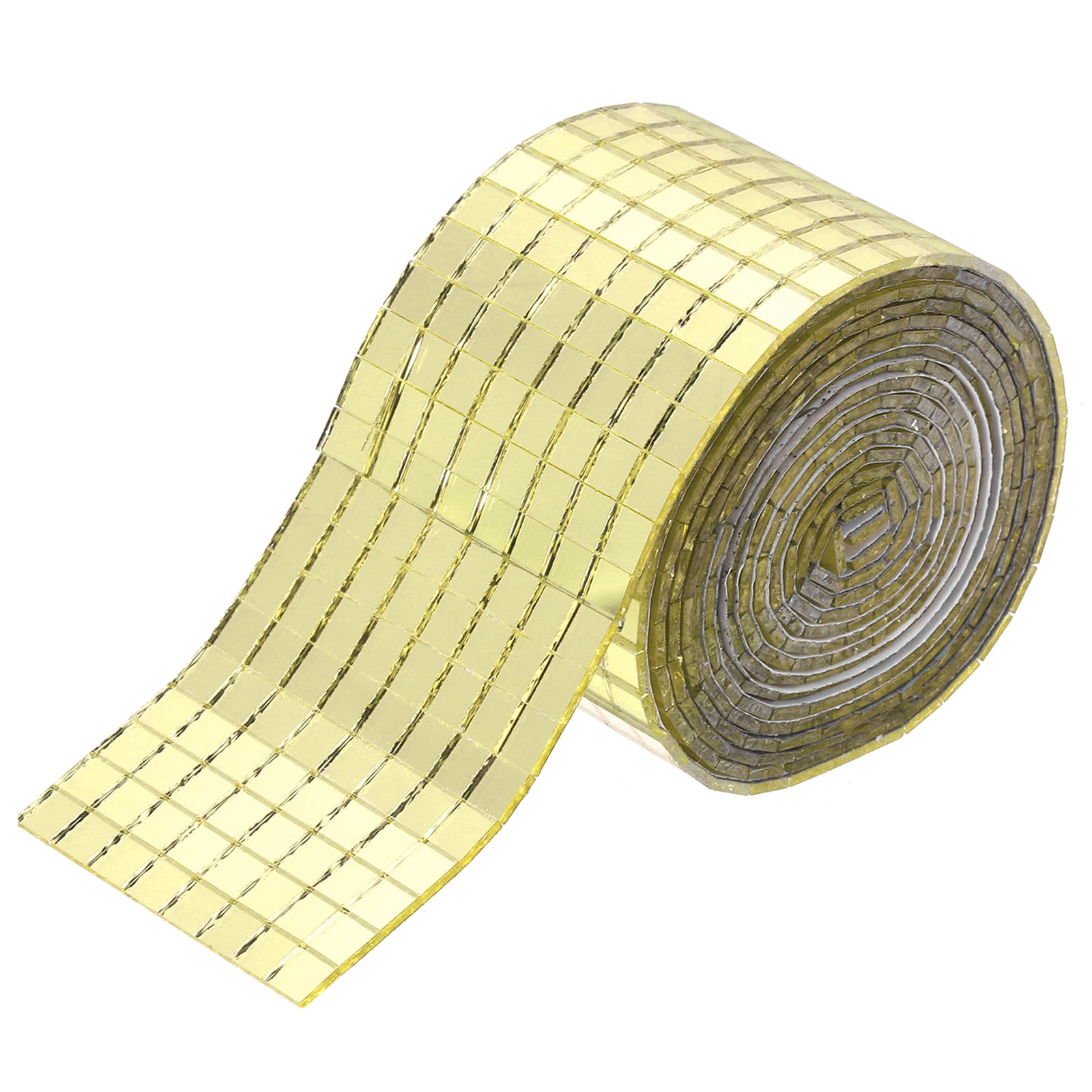 Uxcell 2240 PCS Glass Mirrors Disco Ball Tiles Self-Adhesive Gold ...