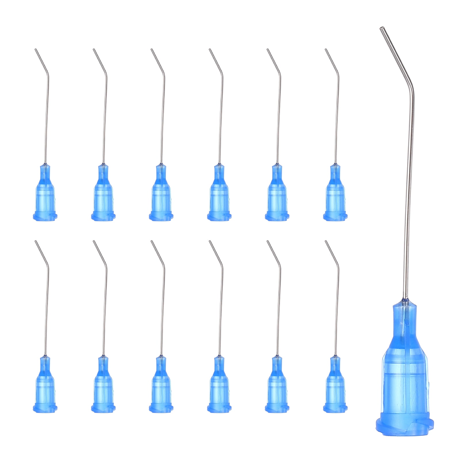 Uxcell 22Ga Angled Dispensing Needles, 25Pcs 1.5Inch 45° Curved ...