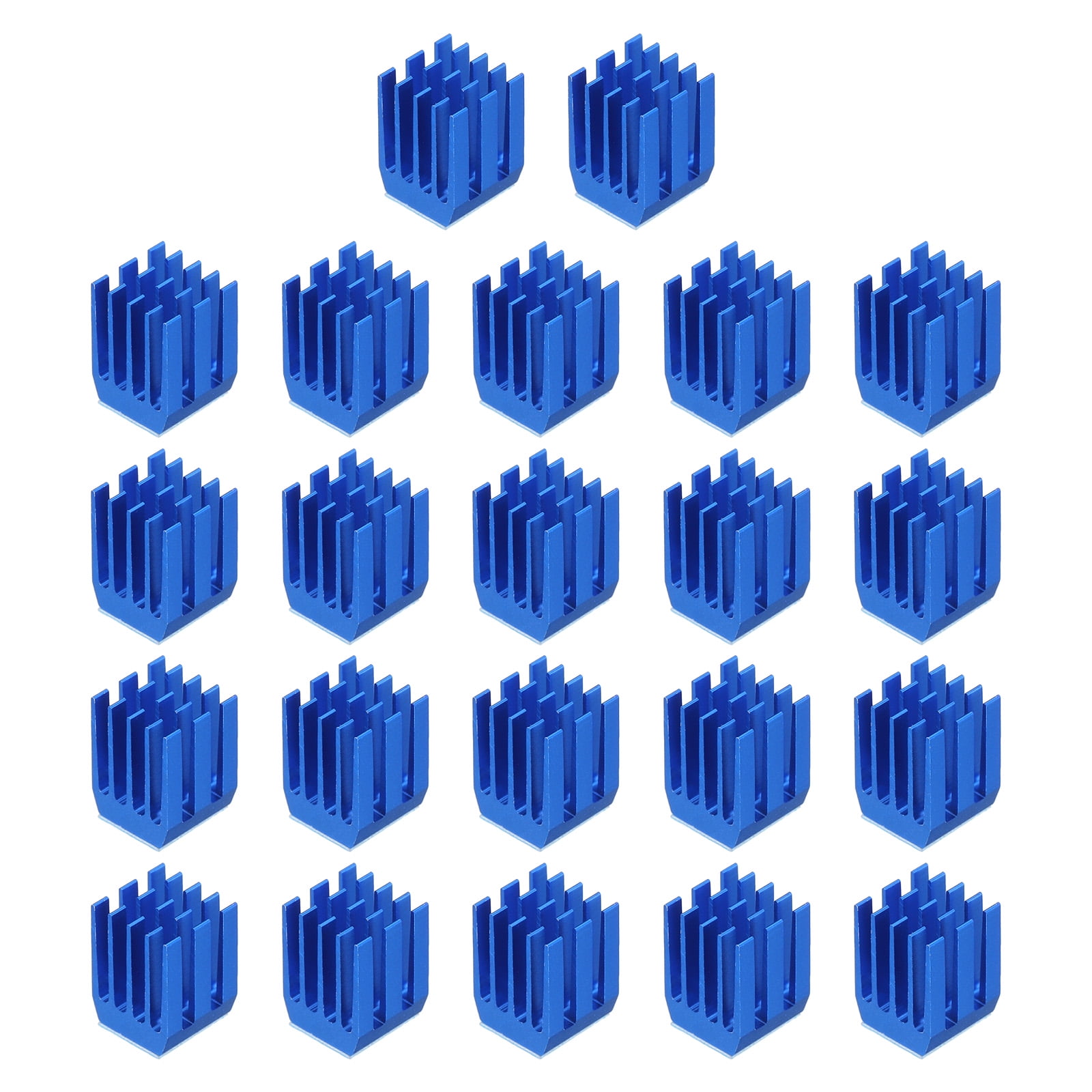 Uxcell 22Pcs 9x9x12mm Heatsink Aluminum Radiator With Fixed Sticker for ...