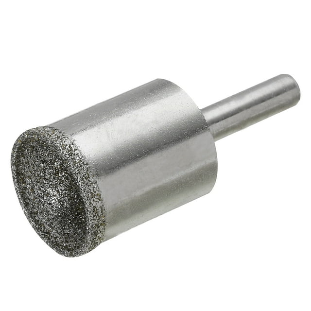 Uxcell 22mm 100 Coarse Grits Diamond Mounted Point Spherical Concave ...