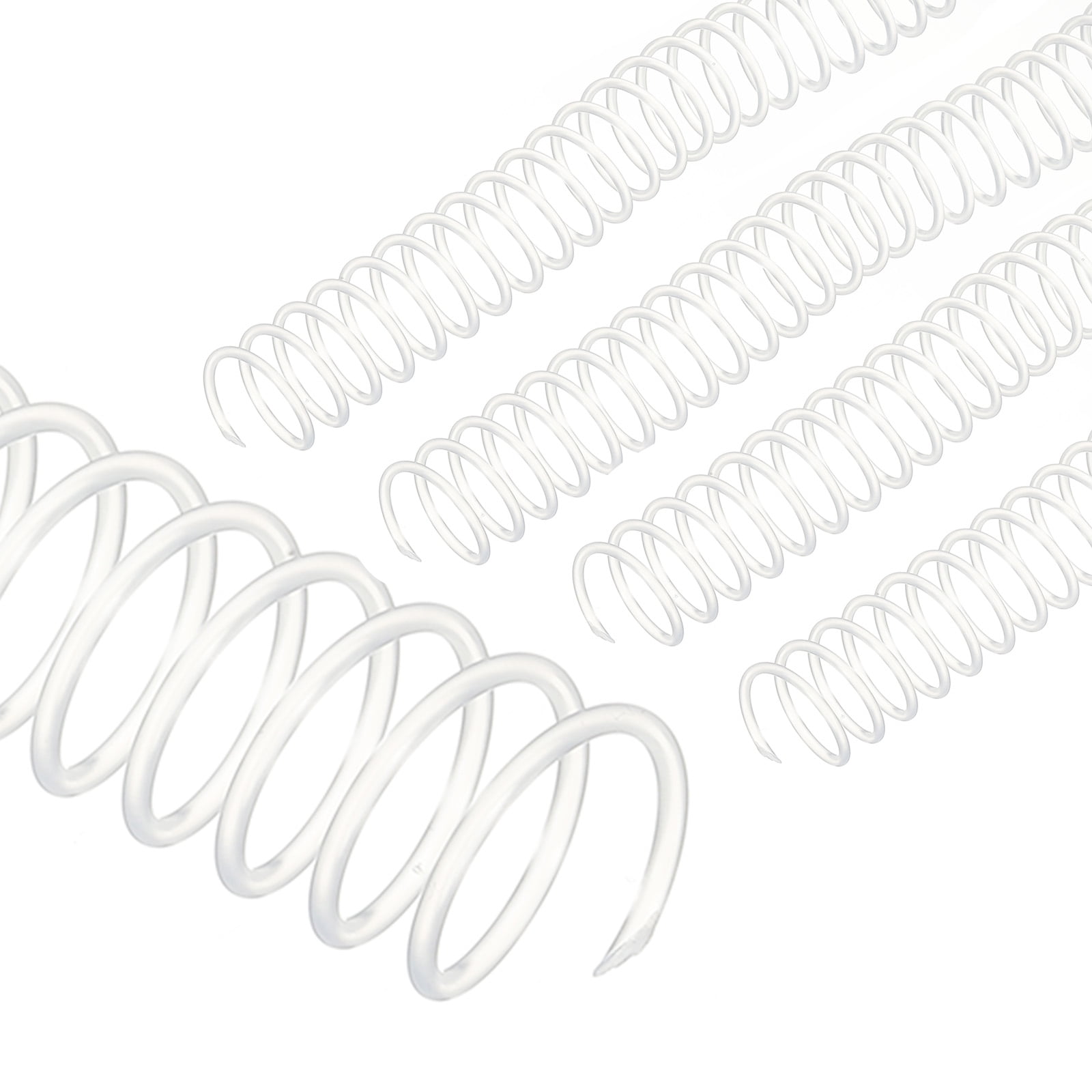 Uxcell 22mm(7/8") Plastic Spiral Binding Coils, 50 Pcs Binding Spirals ...