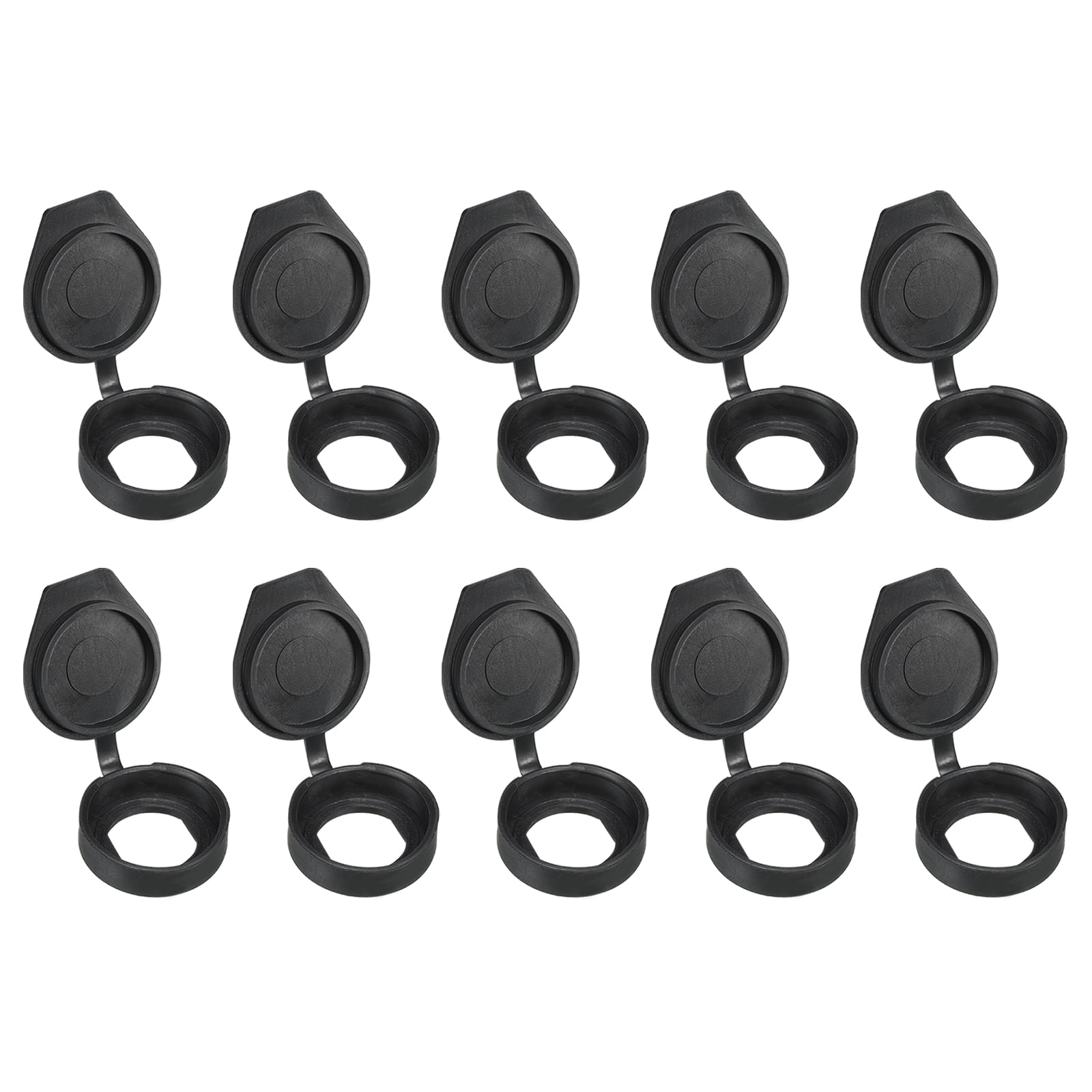 Uxcell 22mm Door Lock Dust Cover, 10 Pack Rubber Waterproof Keys Panel ...