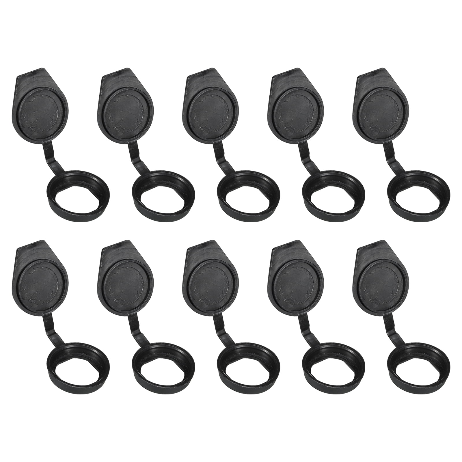Uxcell 22mm Door Lock Dust Cover, 10 Pack Rubber Waterproof Keys Panel ...