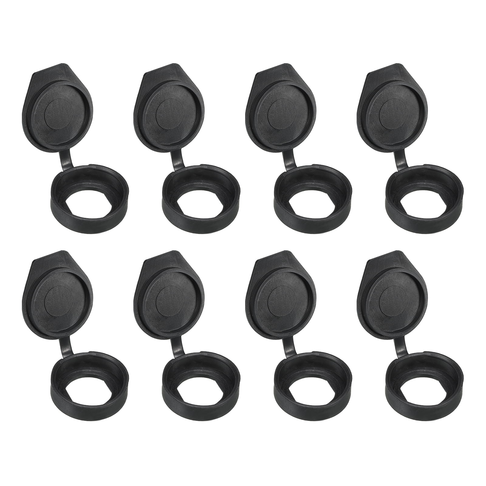Uxcell 22mm Door Lock Dust Cover, 8 Pack Rubber Waterproof Keys Panel ...