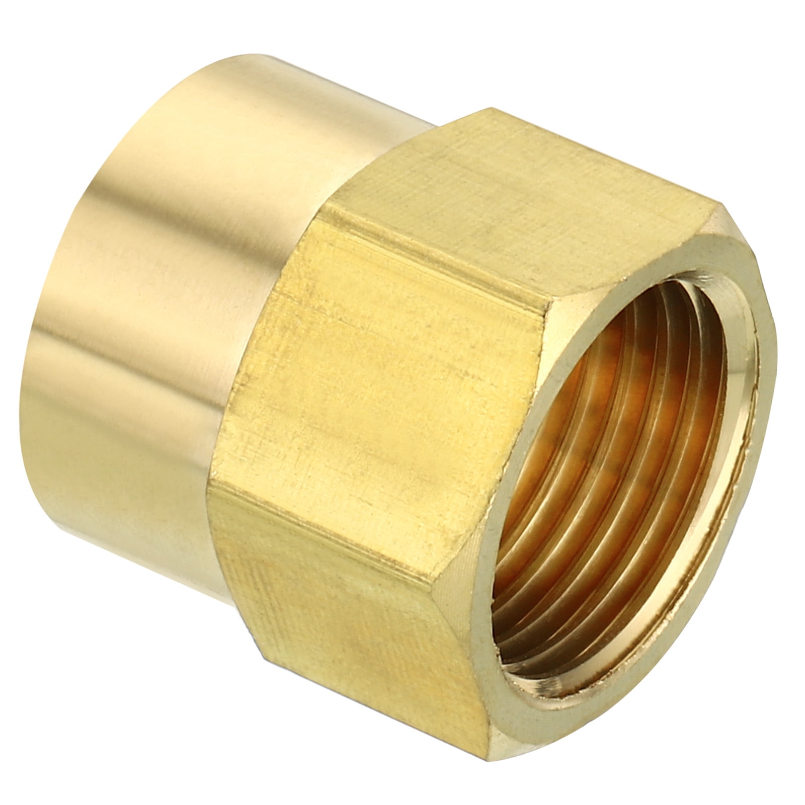 Uxcell 22mm x 1/2BSPT Brass Compression Tube Fitting, 1 Pcs Garden Hose ...