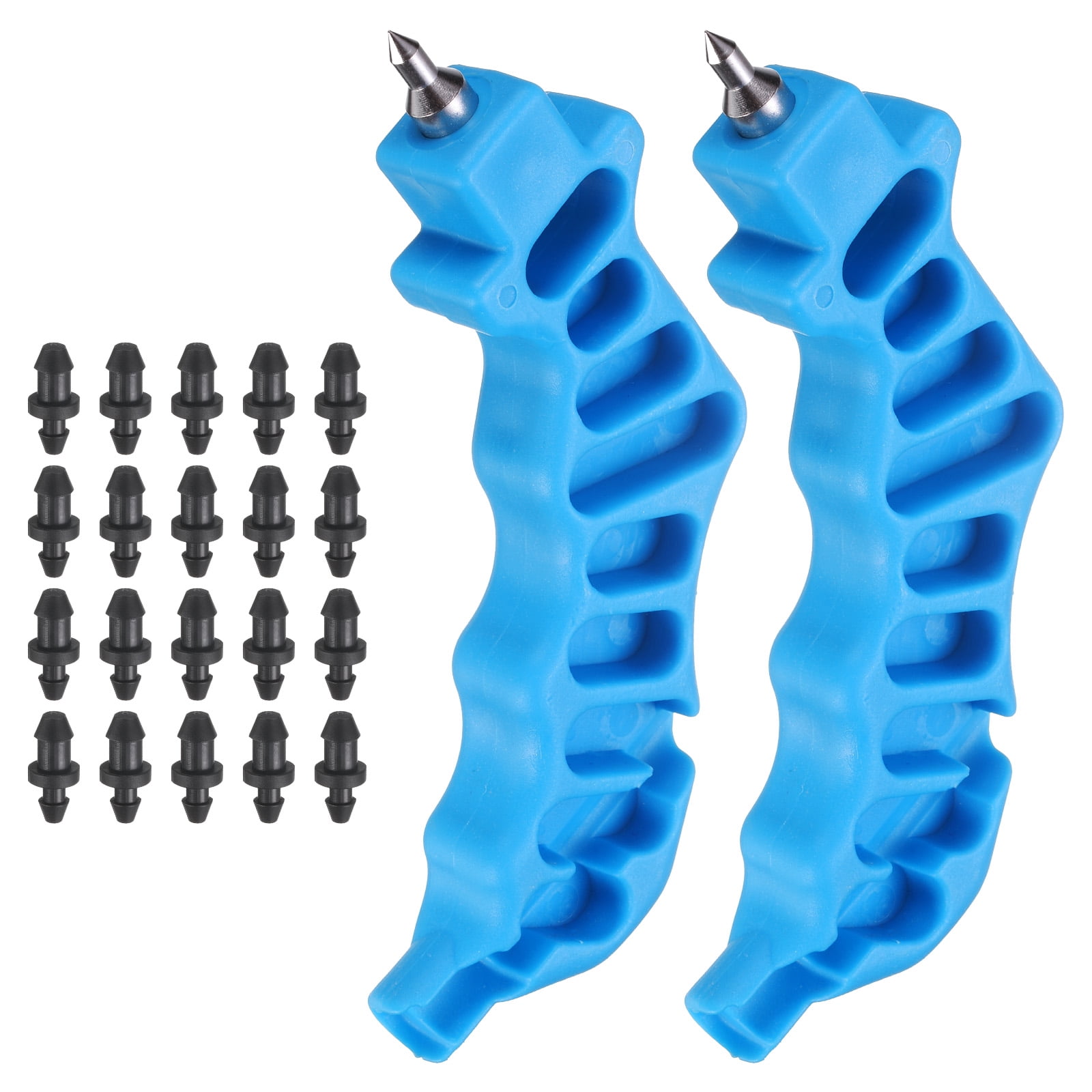 Uxcell 22pcs 2-in-One Drip Irrigation Tubing Hole Punch 4mm with 1/4 ...