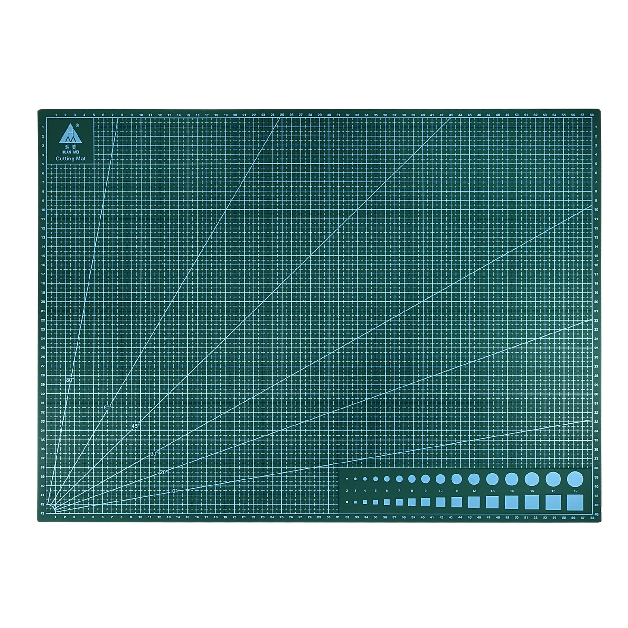 Uxcell 23.6" x 17.7" Cutting Mats Rotary Fabric Mat Self Recover Double ...