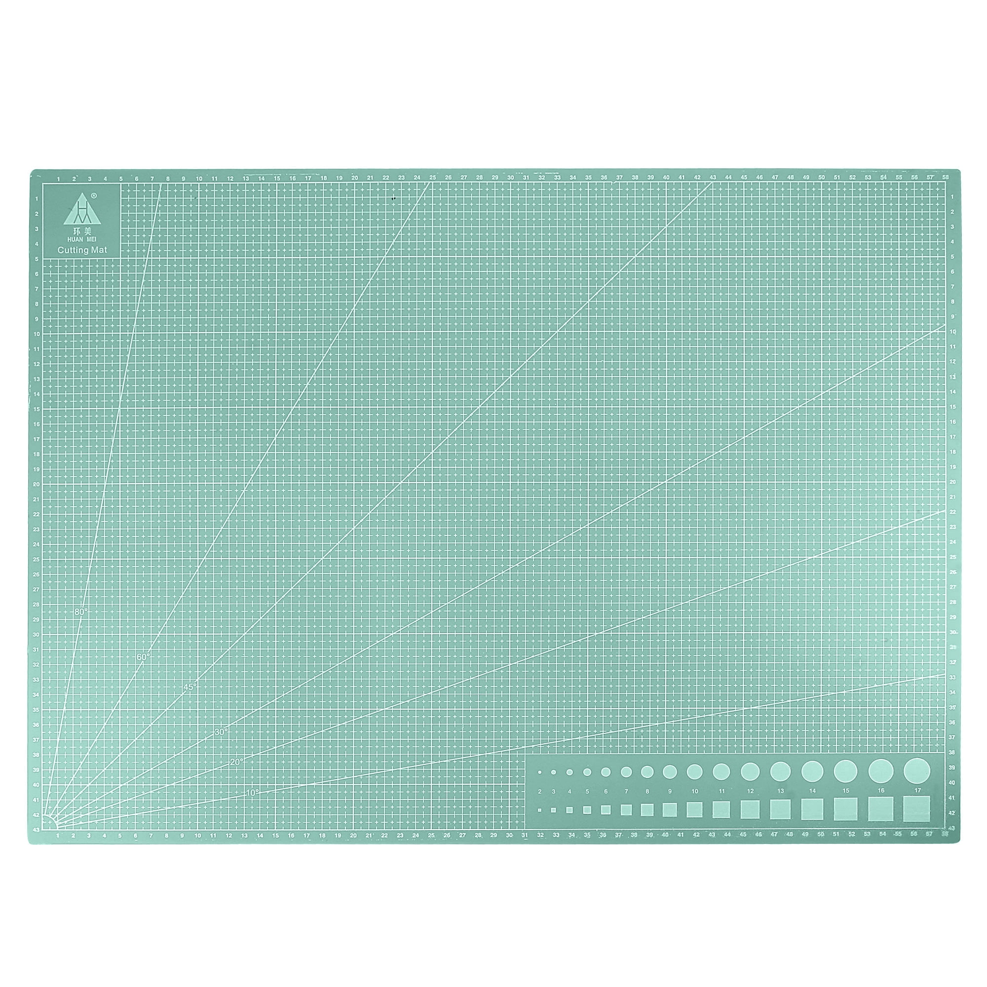 Uxcell 23.6" x 17.7" Cutting Mats Rotary Fabric Mat Self Recover Double ...