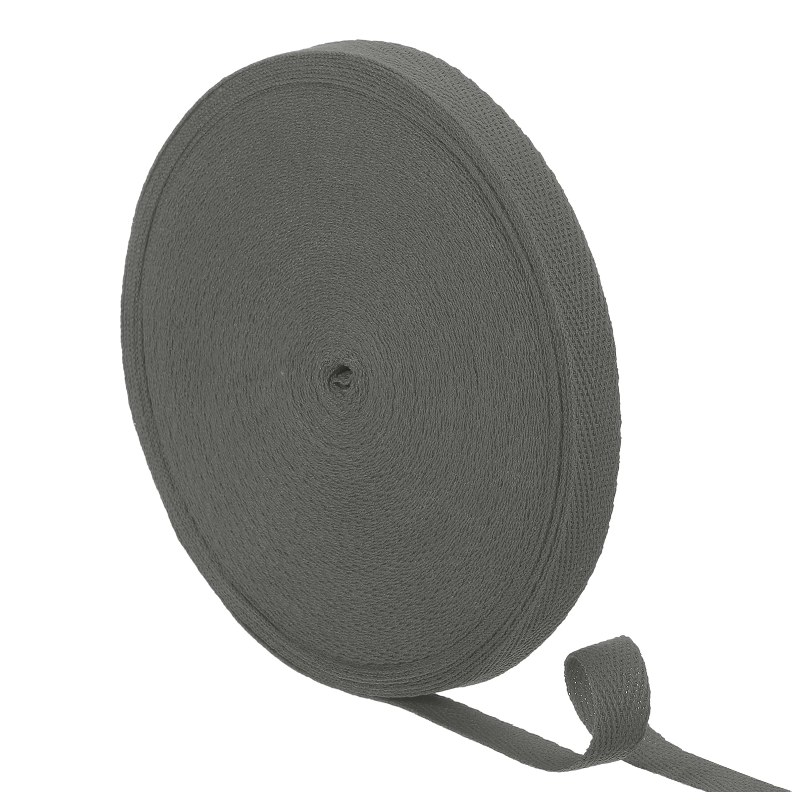 Uxcell 23 Yards Cotton Twill Tape, 12mm Herringbone Webbing Ribbon Bias ...