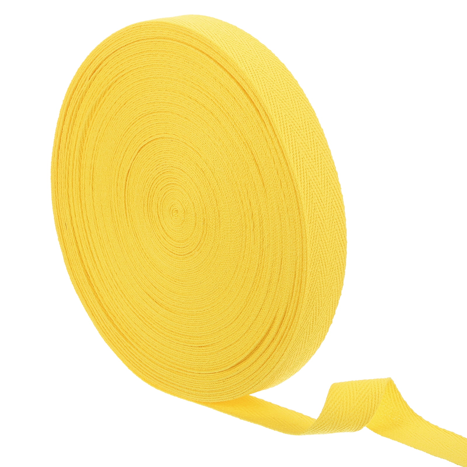 Uxcell 23 Yards Cotton Twill Tape, 20mm Herringbone Webbing Ribbon Bias ...