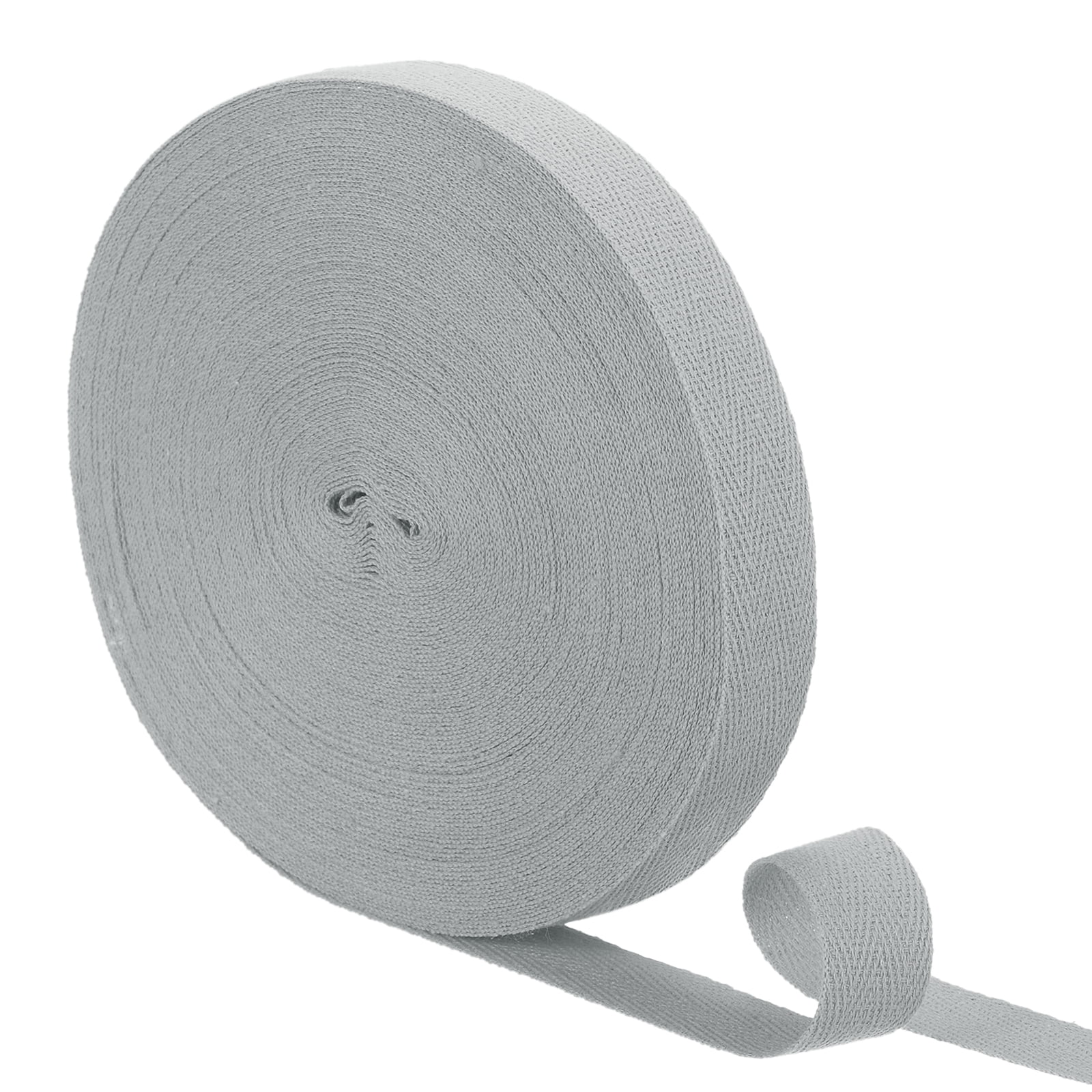 Uxcell 23 Yards Cotton Twill Tape, 20mm Herringbone Webbing Ribbon Bias ...