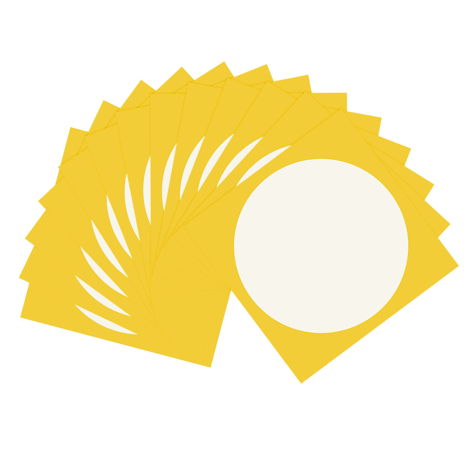 Uxcell 230Gsm 13x13 Inch Decorative Border Cardstock, 36Pcs, Yellow ...