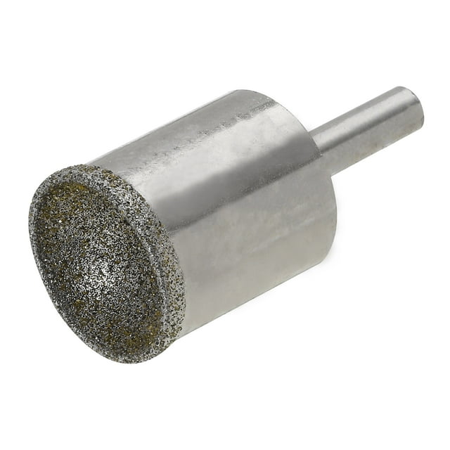 Uxcell 23mm 100 Coarse Grits Diamond Mounted Point Spherical Concave ...