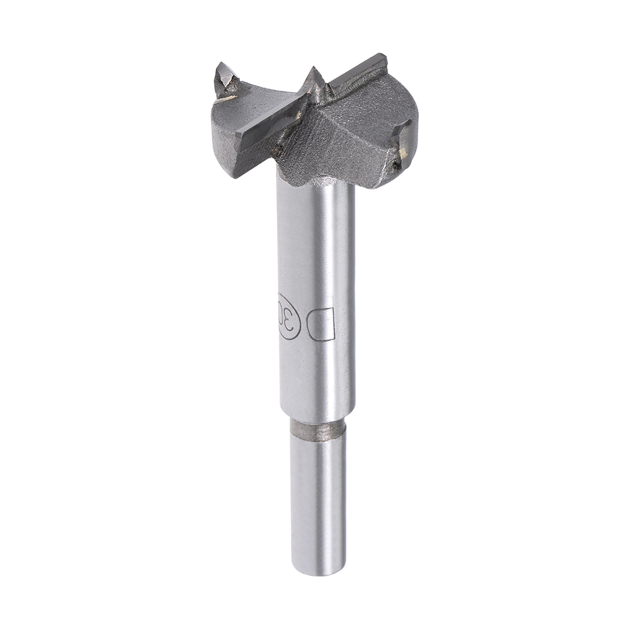 Uxcell 23mm Dia Forstner Carbide Tip Round Shank Wood Boring Drill Bit ...