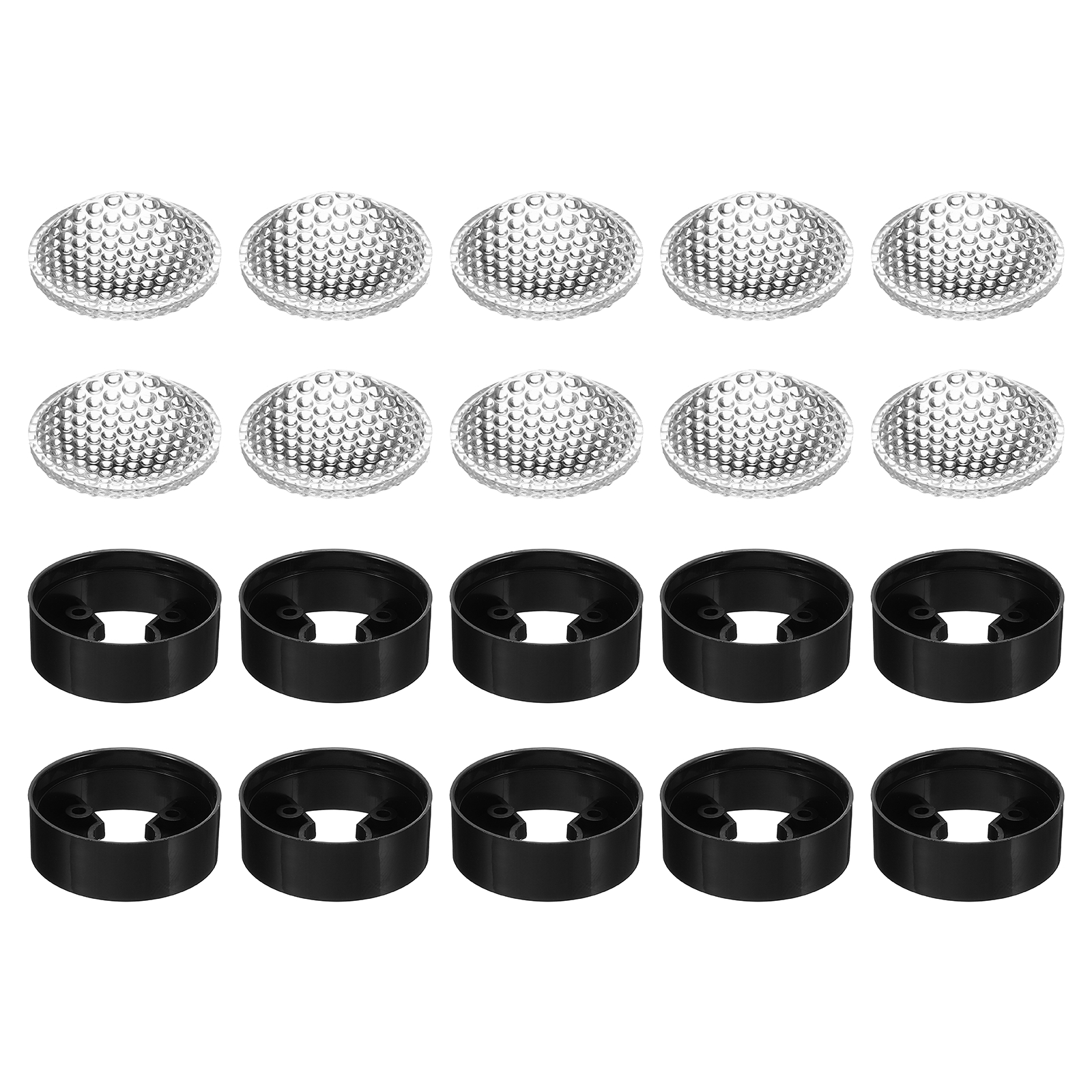 Uxcell 23mm LED Convex Lens Acrylic LED Optical Condenser Lens ...
