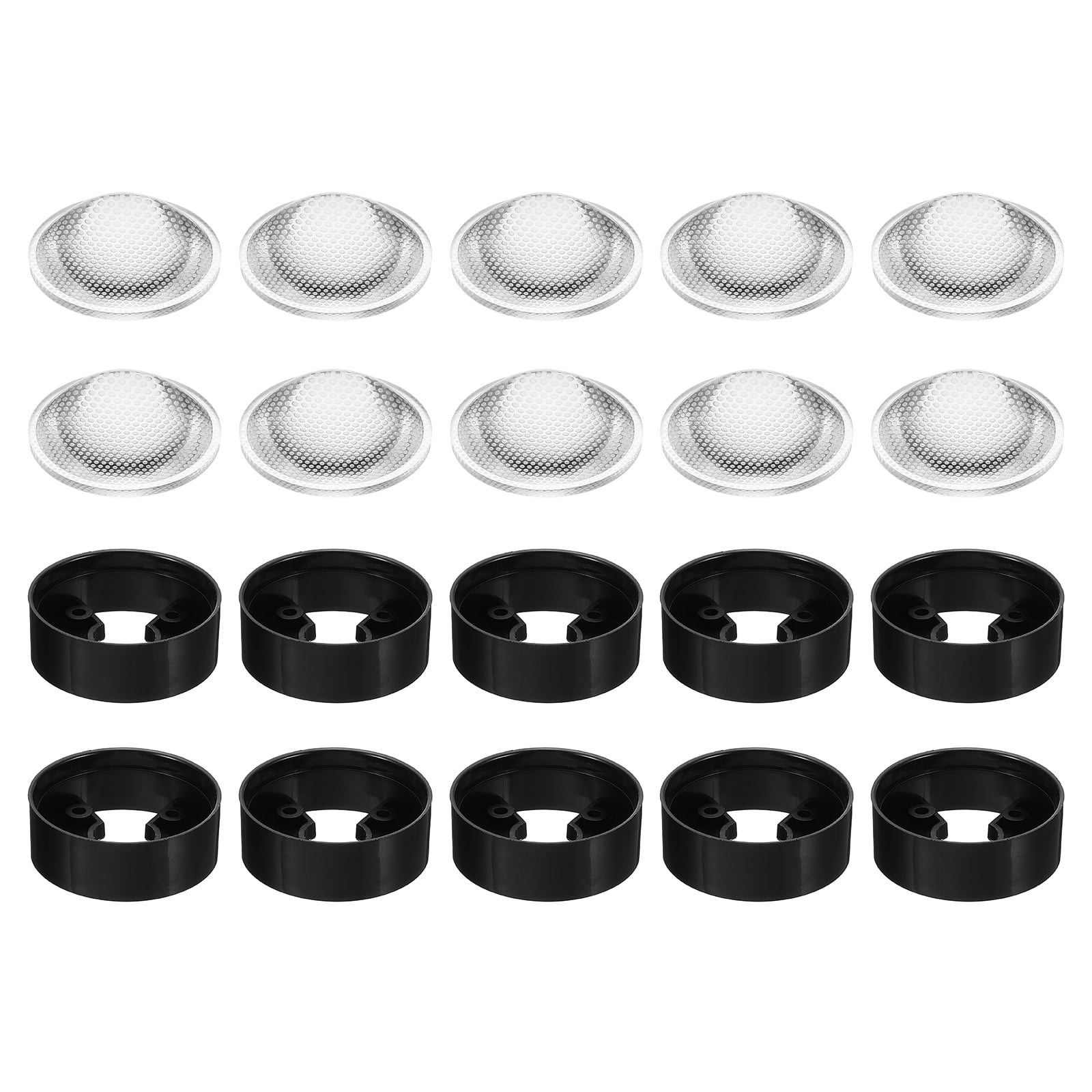 Uxcell 23mm LED Convex Lens Acrylic LED Optical Condenser Lens ...