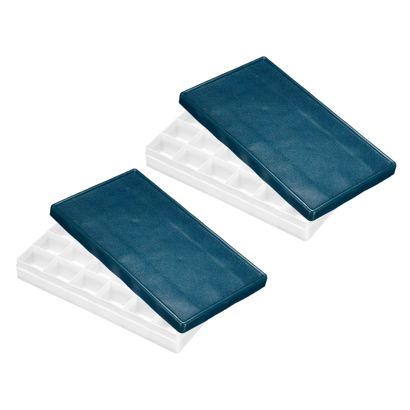 Uxcell 24 Compartments Paint Palette Plastic Painting Tray Deep Saver ...