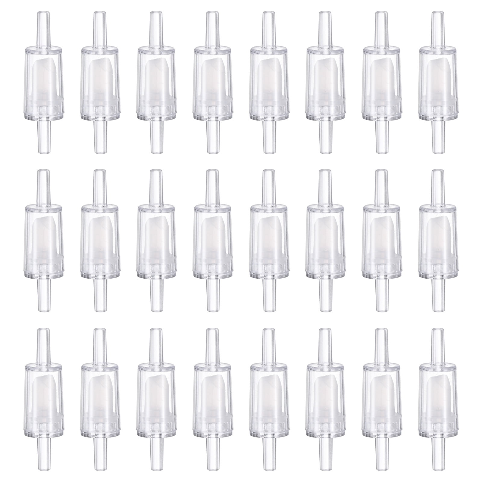 Uxcell 24-Pack Aquarium Air Check Valve, Plastic Air Pump Accessories ...