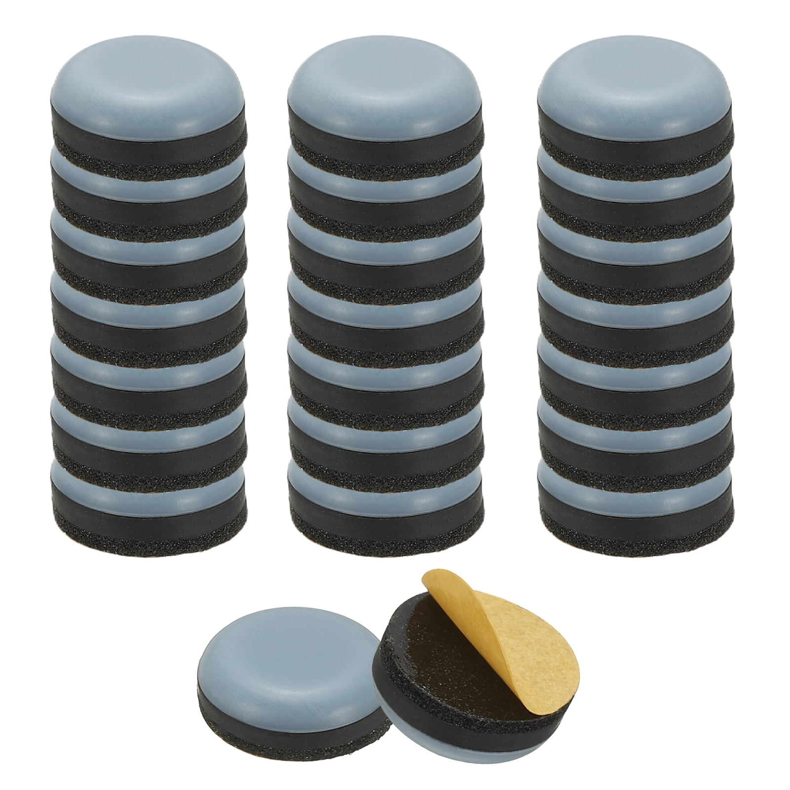 Uxcell 24 Pack Stick Furniture Sliders, 1/2" Chair Slider Furniture ...