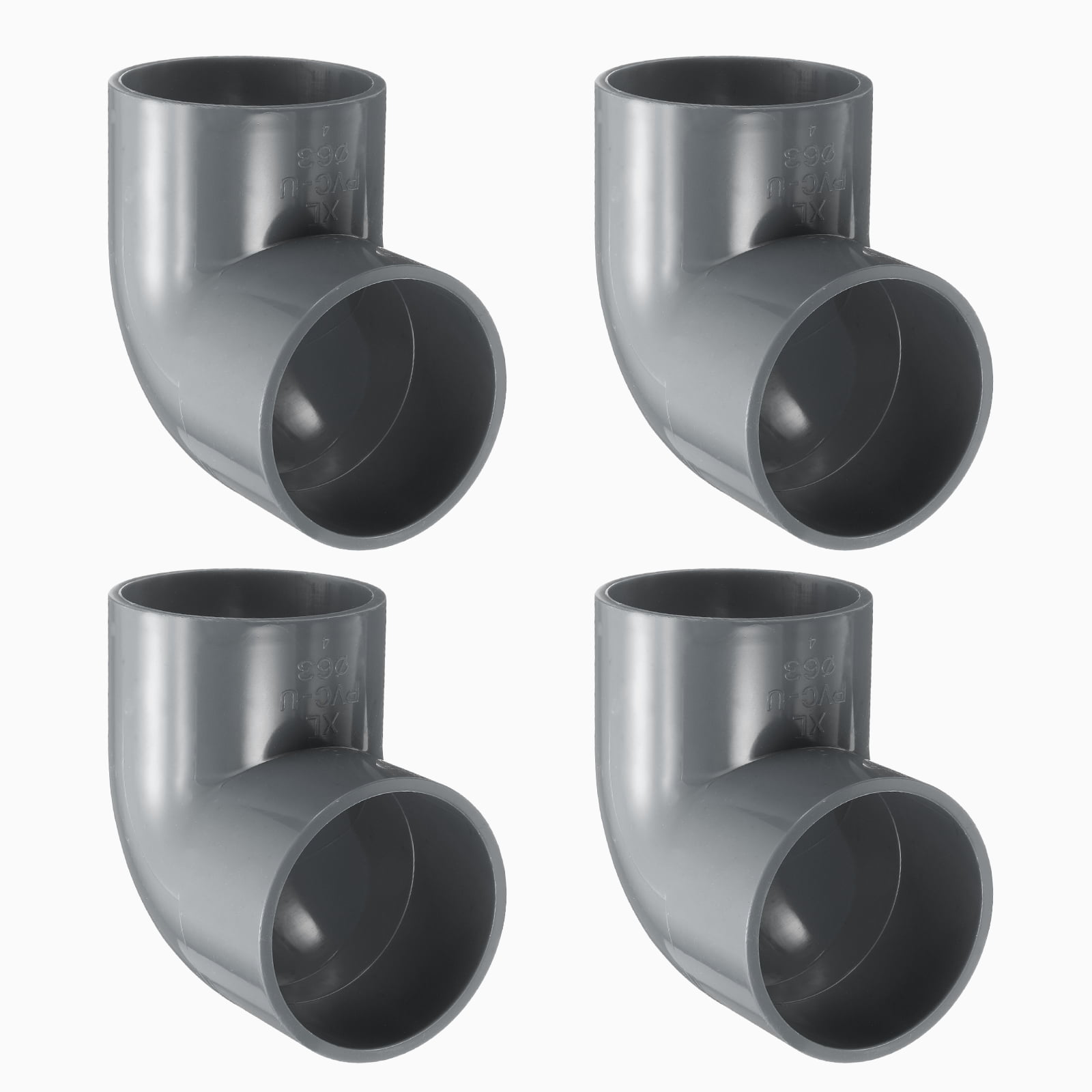 Uxcell 4pcs 2" 90 Degree Elbow Pipe Fittings, Furniture Construction ...