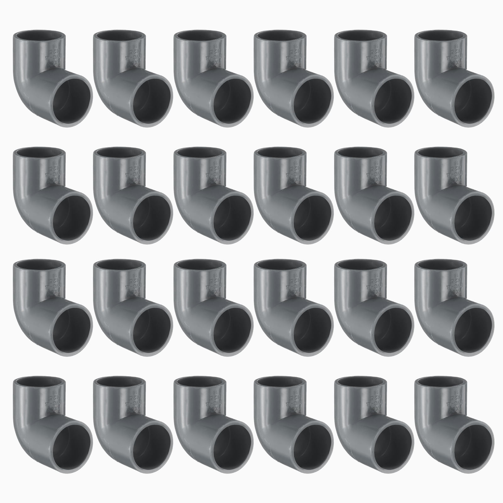 Uxcell 24pcs 3/4" 90 Degree Elbow Pipe Fittings, Furniture Construction ...