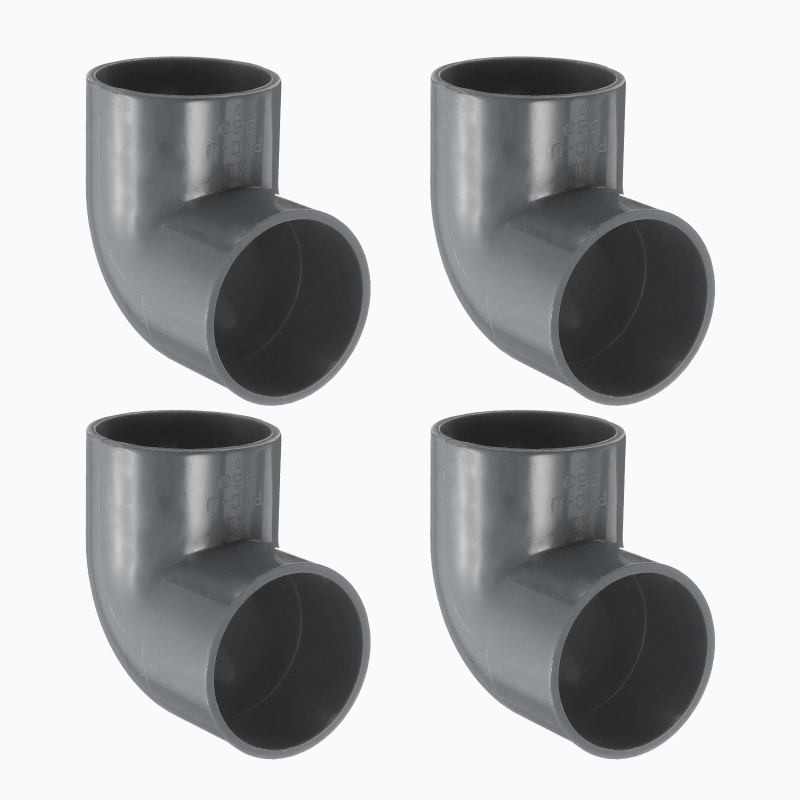 Uxcell 4pcs 1.5" 90 Degree Elbow Pipe Fittings, Furniture Construction ...