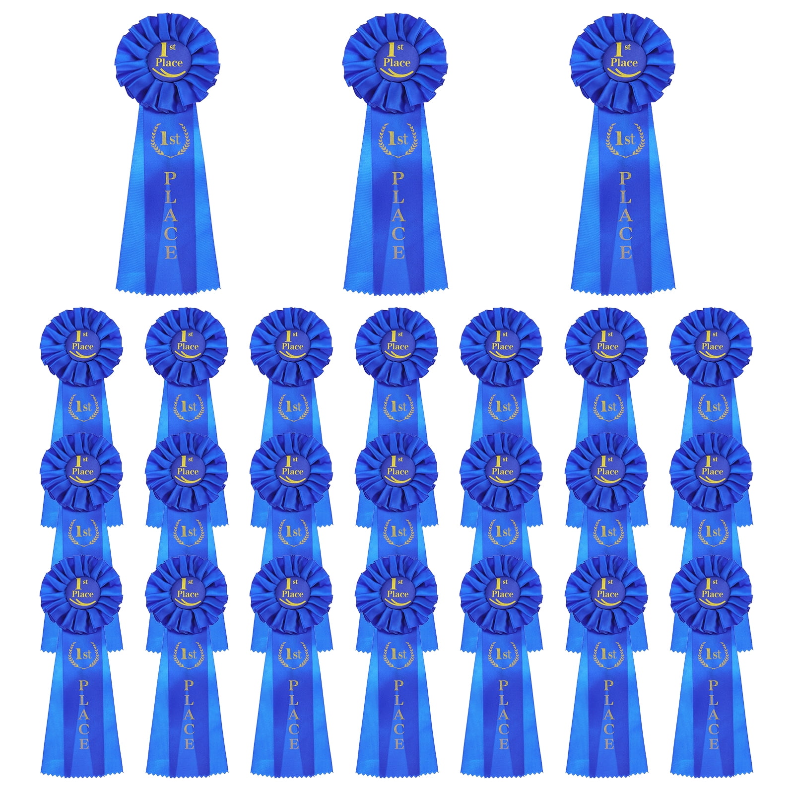 Uxcell 24 Pcs Award Ribbons, 1st Place Winner Recognition Ribbon for ...