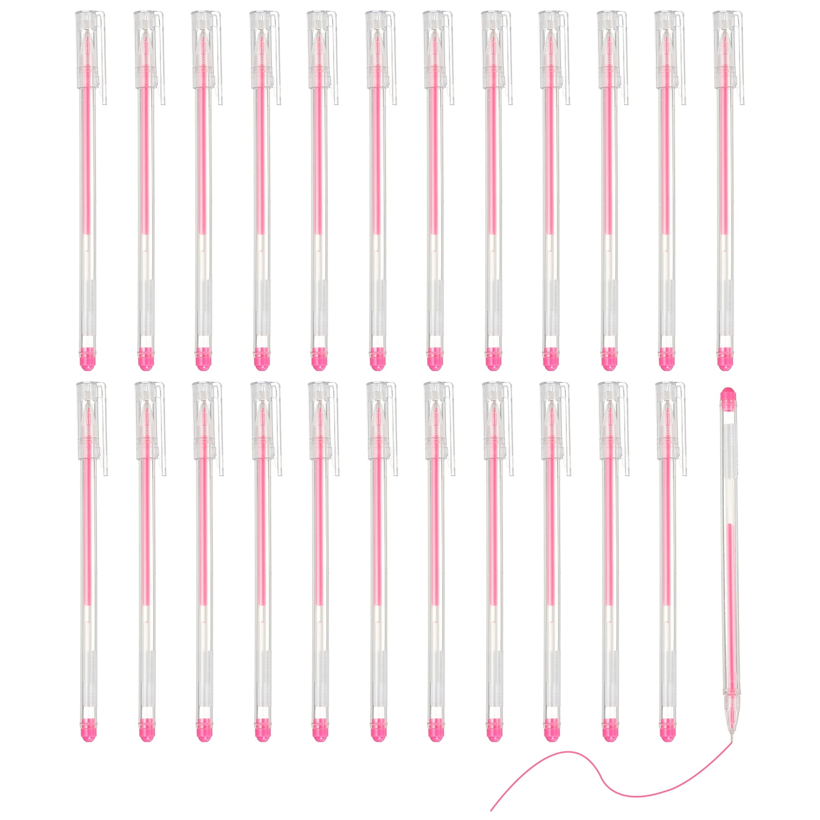 Uxcell 24 Pcs Colored Gel Pens, 0.5mm Fine Point Pastel Gel Pens High ...