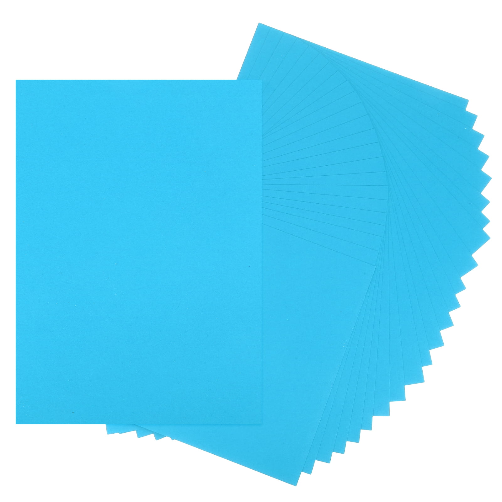 Uxcell 24 Sheets Sky Blue Cardstock Printer Paper 8.5" x 11" A4 Thick ...