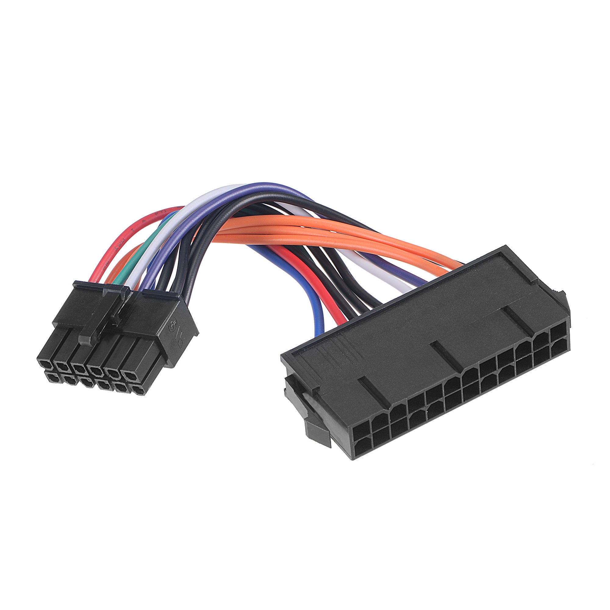 Uxcell 24 to 12 Pin Mainboard Power Cable for ATX Modular Board 18 AWG ...