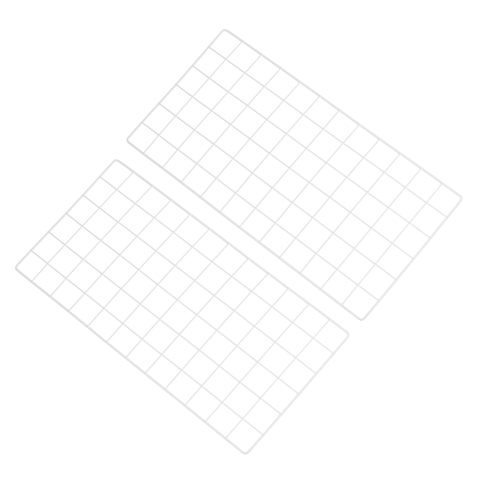 Uxcell 24"x12" Wire Grid Panel, 2 Pcs WWall Grid Decorative Board Photo ...