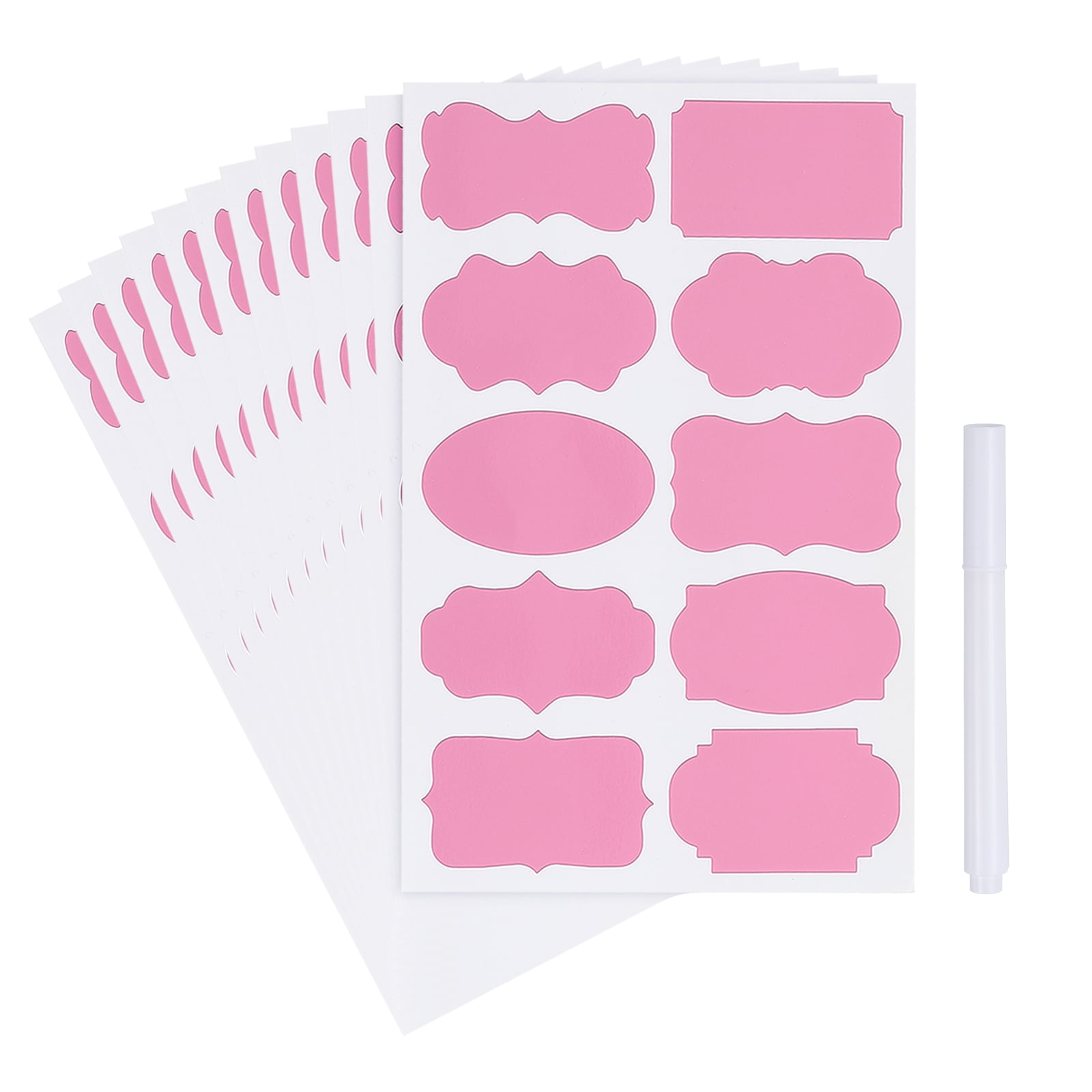 Uxcell 240 Pcs Chalkboard Labels for Jars, 2" x 3" Self Adhesive Blank ...