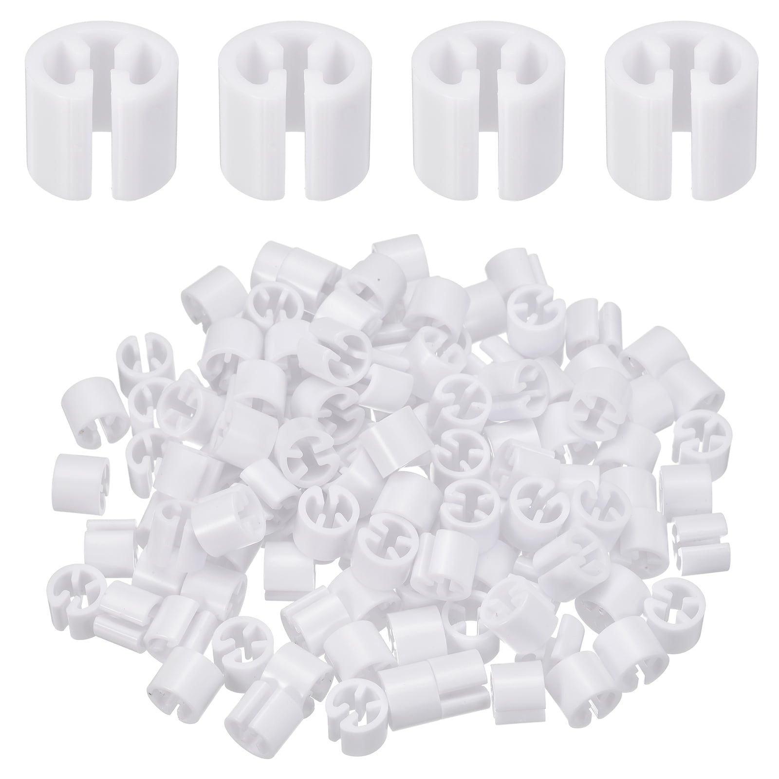 Uxcell 240Pcs Clothes Hanger Size Markers, Fit 3-5mm Rod Hanger Tags ...