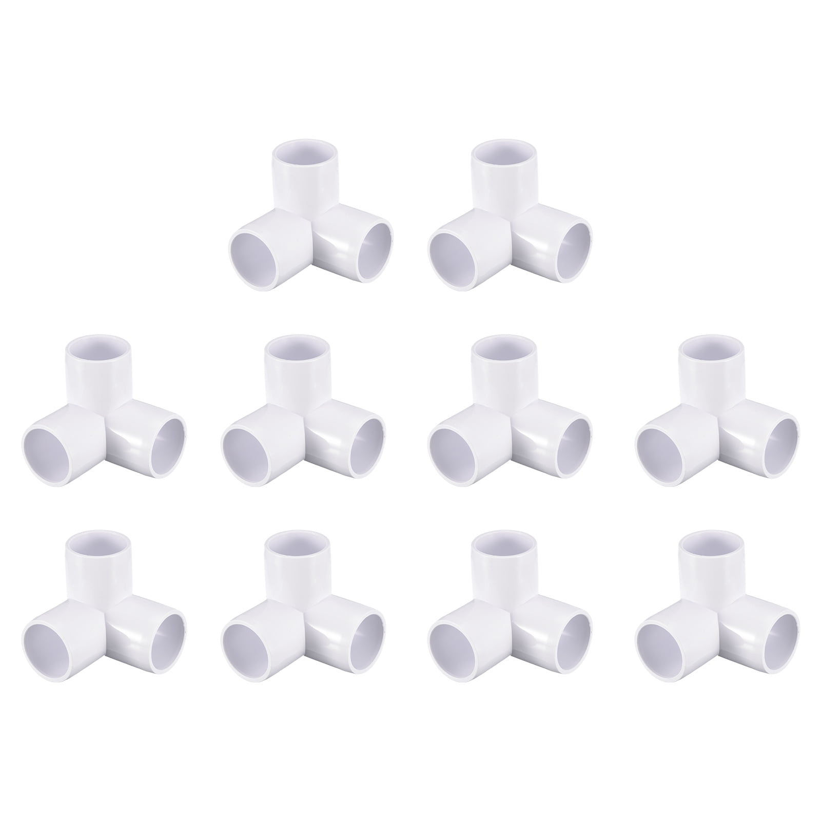 Uxcell 24Pack 3 Way PVC Elbow Fittings, 3/4 Inch PVC Pipe Fitting ...