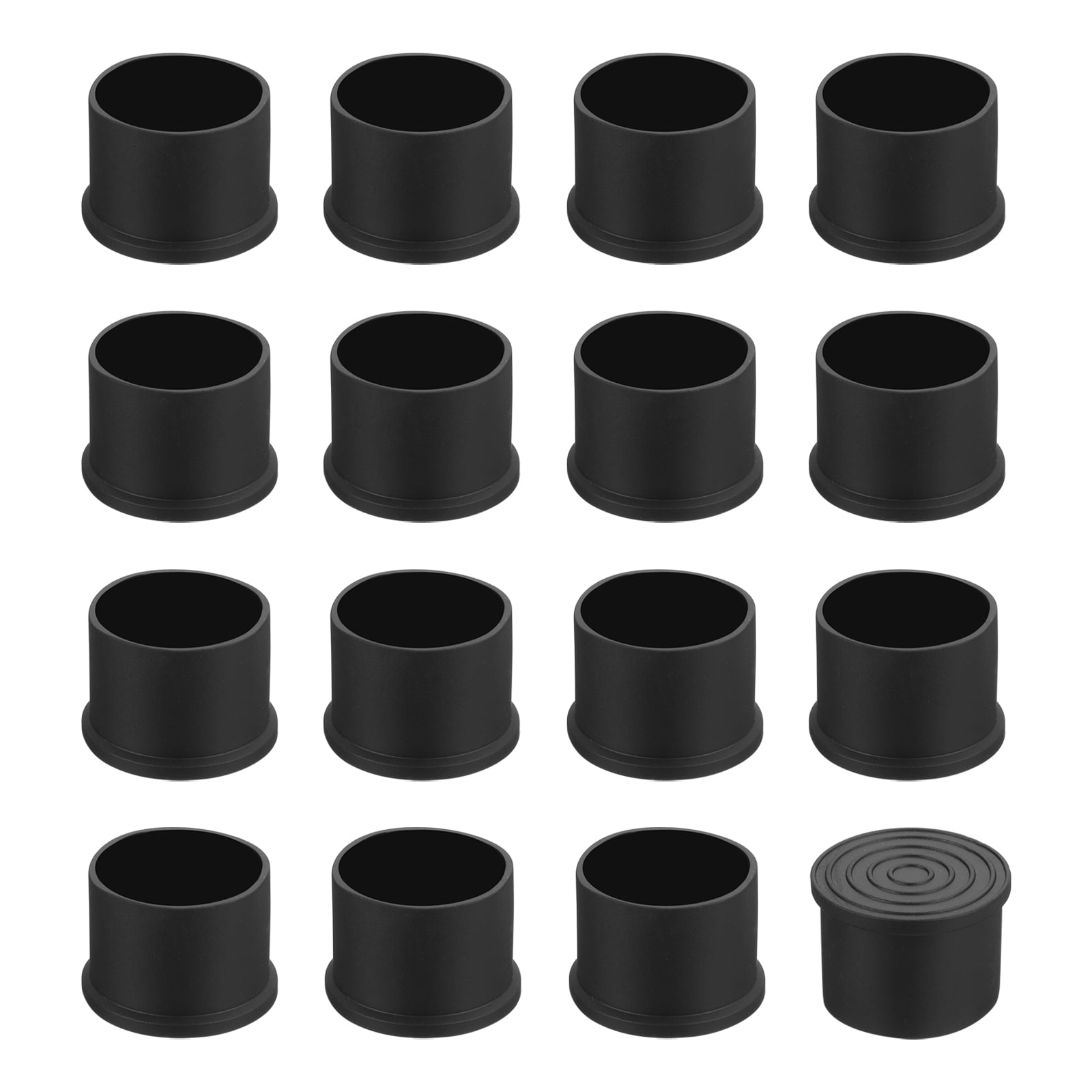 Uxcell 24Pack Chair Leg Caps, 35mm (1-3/8 Inch) Non-Marking PVC Chair ...