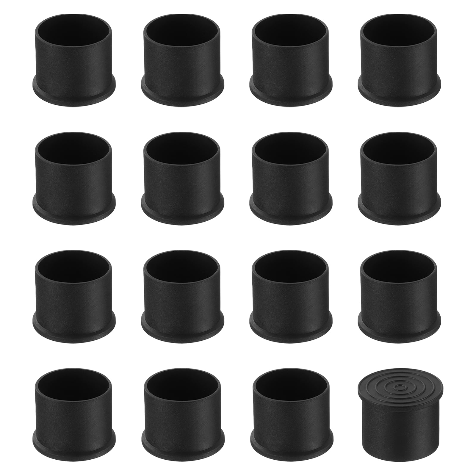 Uxcell 24Pack Chair Leg Caps, 38mm (1-1/2 Inch) Non-Marking PVC Chair ...