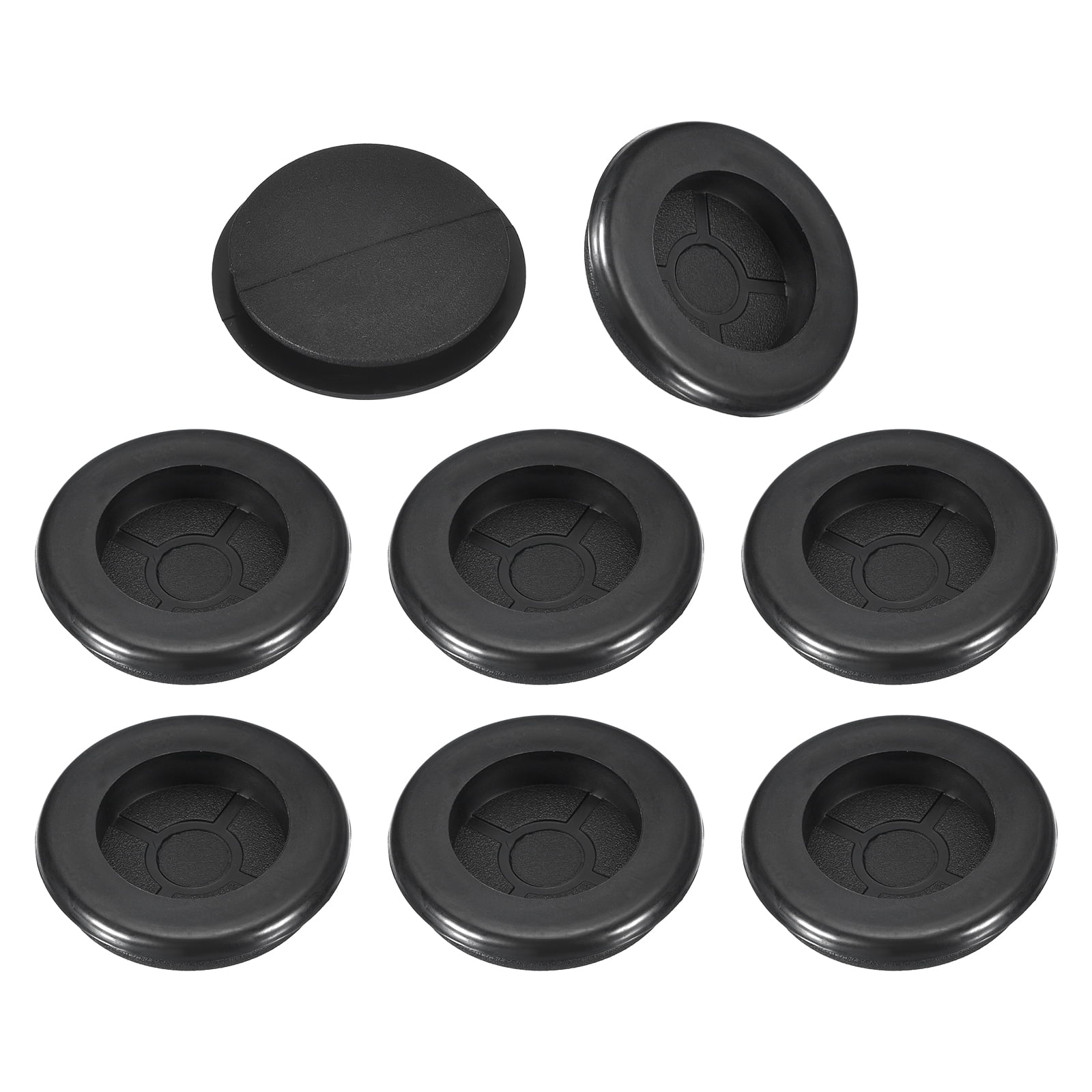 Uxcell 24Pack Rubber Grommets 1-1/8" (30mm) Drill Hole, 1" (26mm) ID ...