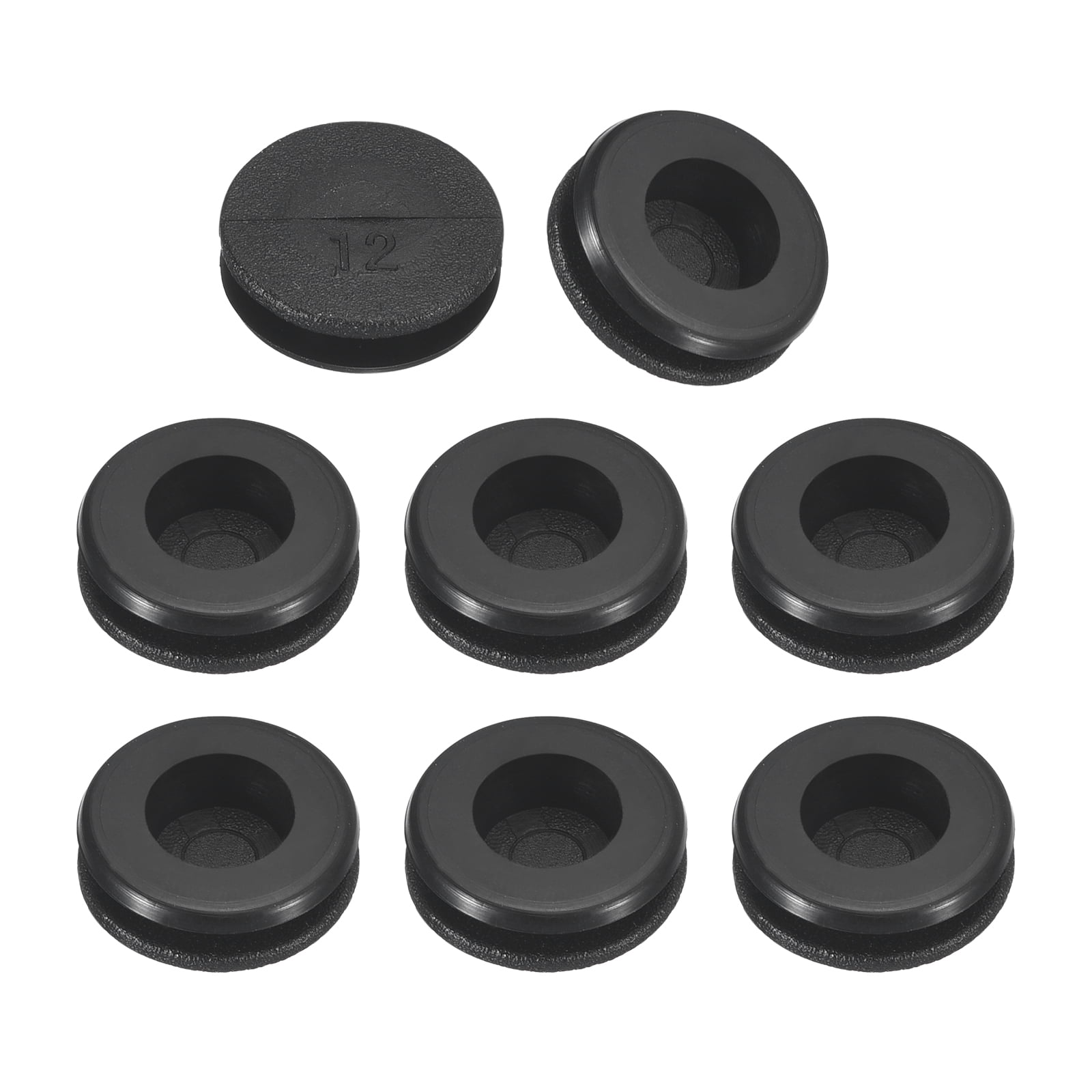 Uxcell 24Pack Rubber Grommets 4/8" (12mm) Drill Hole, 1/4" (8mm) ID ...
