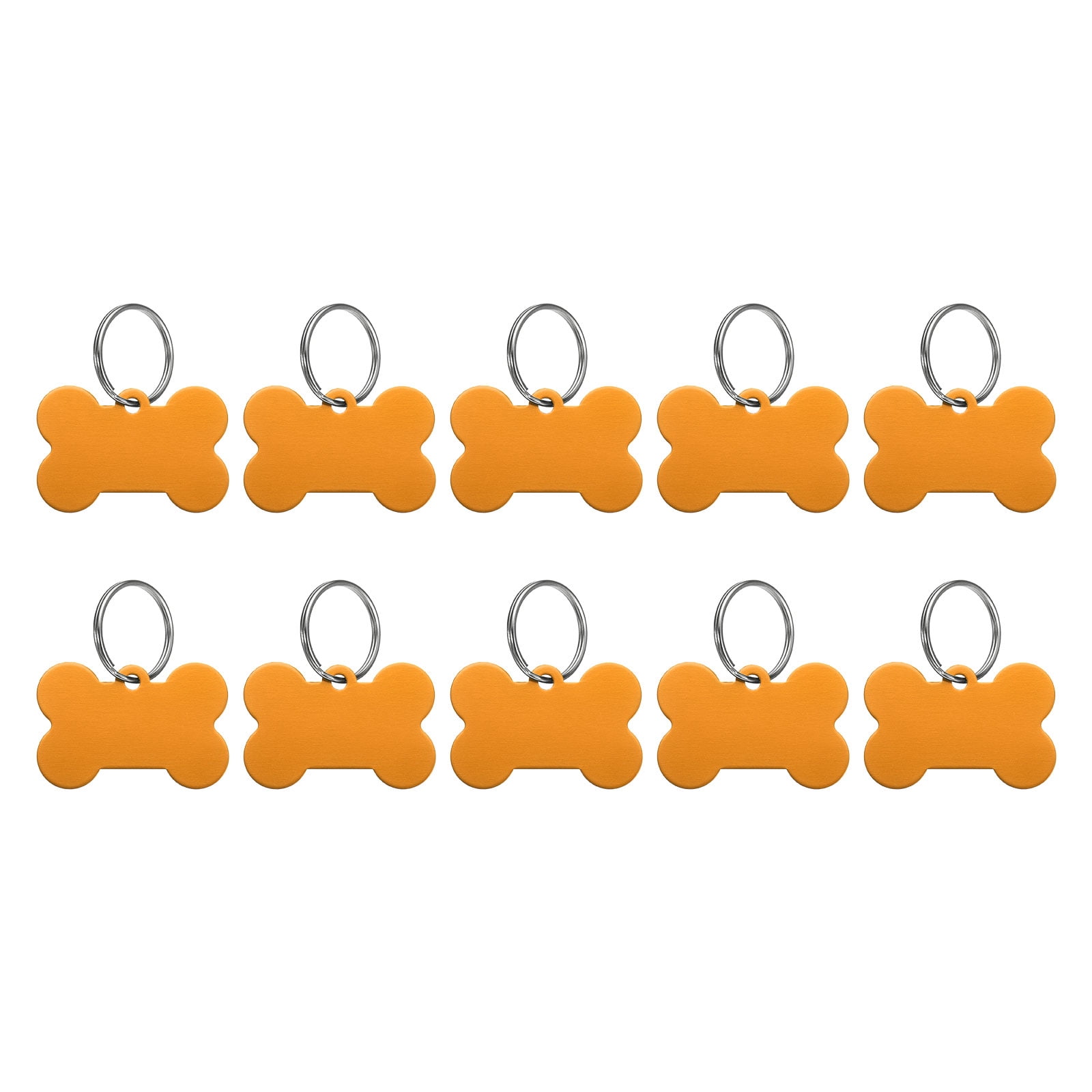 Uxcell 10Pcs Aluminum Engraving Blanks Tags, Metal Blank Tags Stamping ...