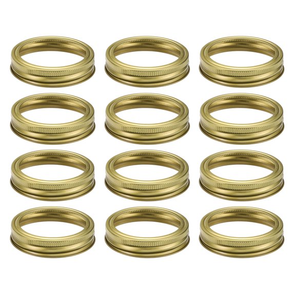 Uxcell 24Pcs Canning Rings Regular Mouth, 70mm Metal Canning Jar Rings ...