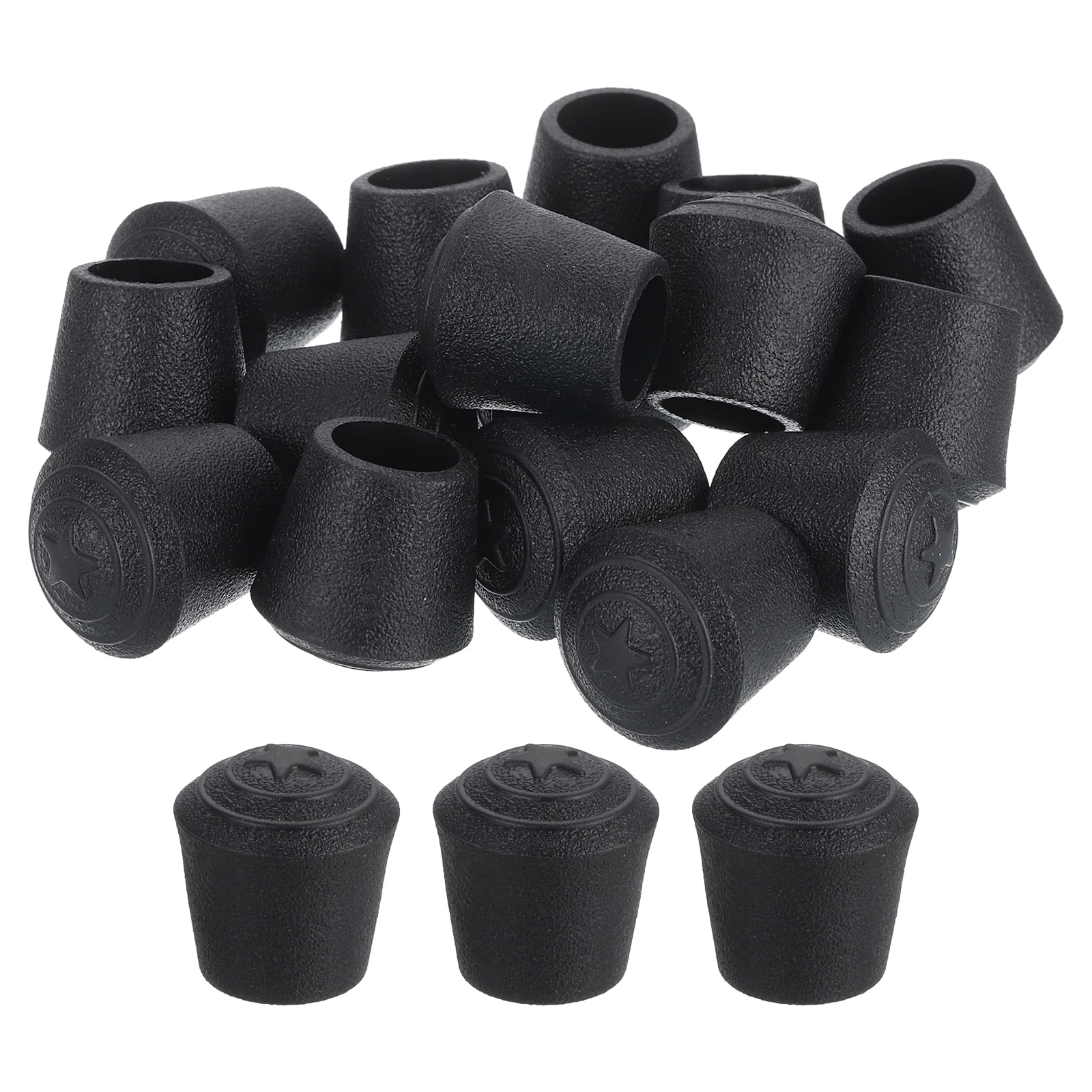 Uxcell 24Pcs Chair Leg Tips Caps, 9/16" PVC Non-Slip Feet End Caps ...