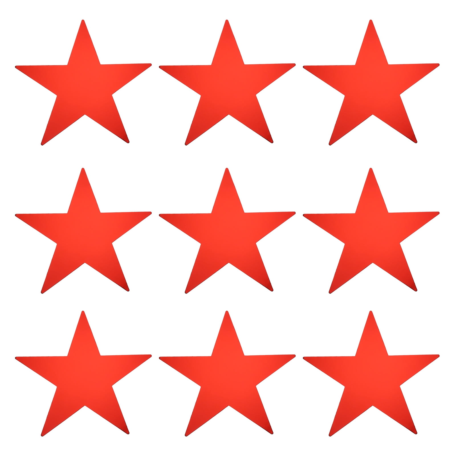 Uxcell 24Pcs Star Cutouts Paper Five Star Confetti Cutouts for Birthday ...