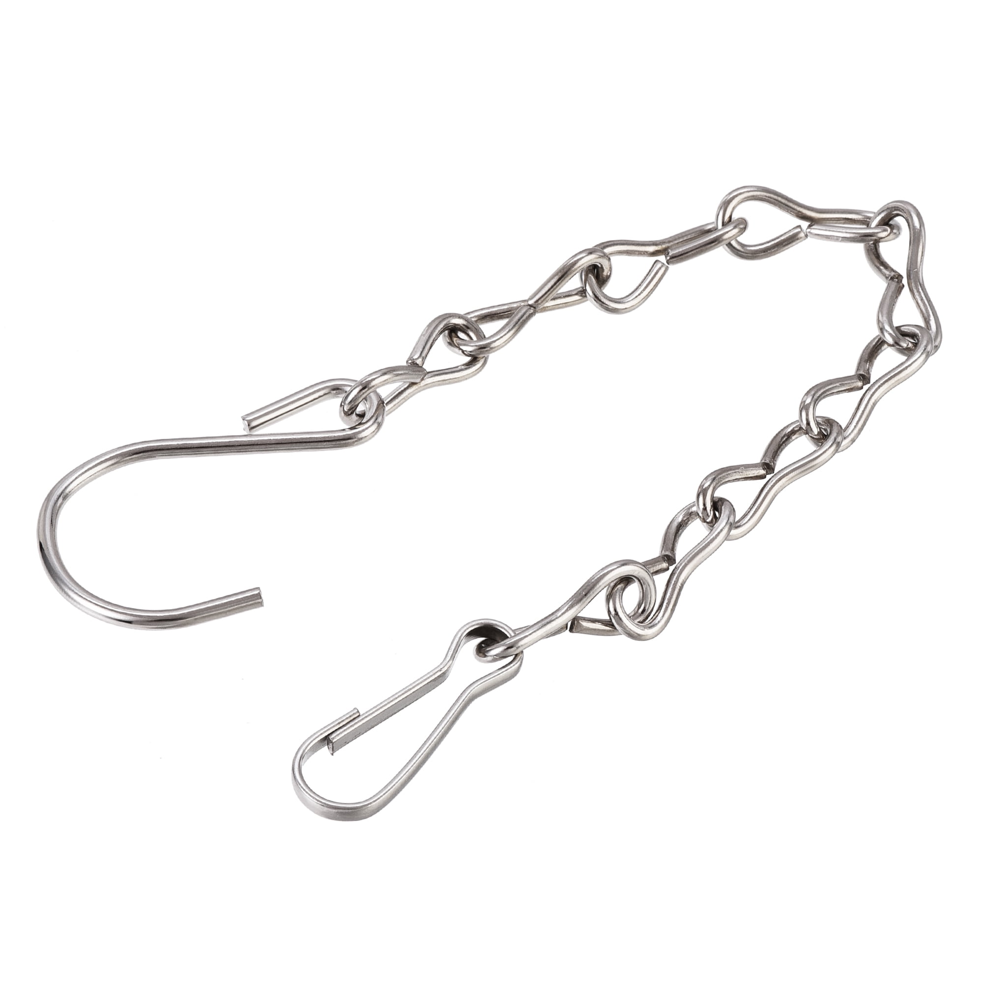 Uxcell 24cm Extension Lighting Chain S Hook Hanging Chains Silver 6 ...