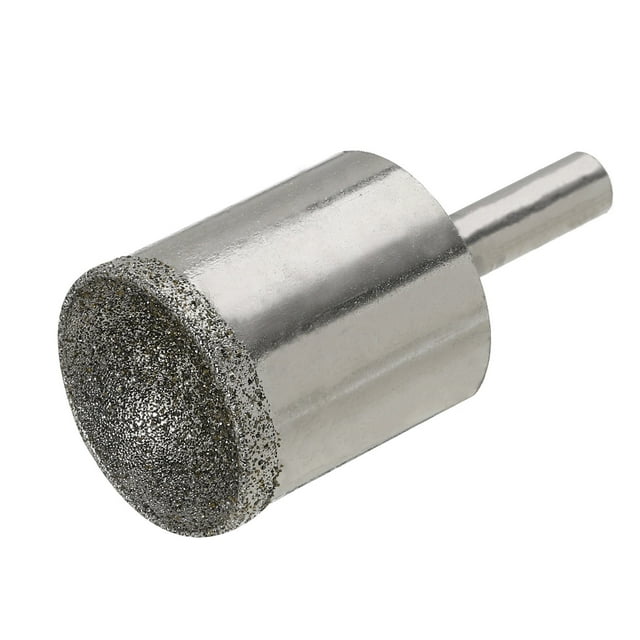 Uxcell 24mm 100 Coarse Grits Diamond Mounted Point Spherical Concave ...