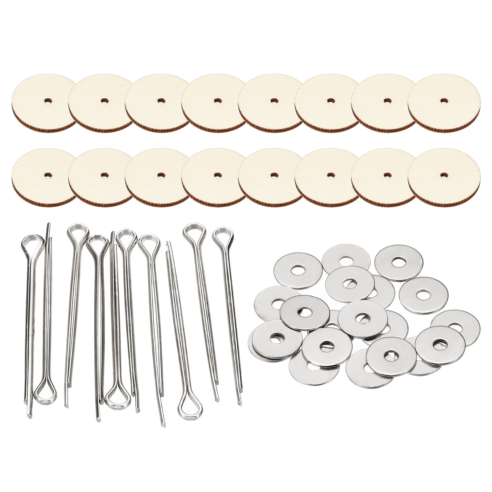 Uxcell 24mm Doll Joints, 8 Set Removable Cotter Pin Joints Connector ...