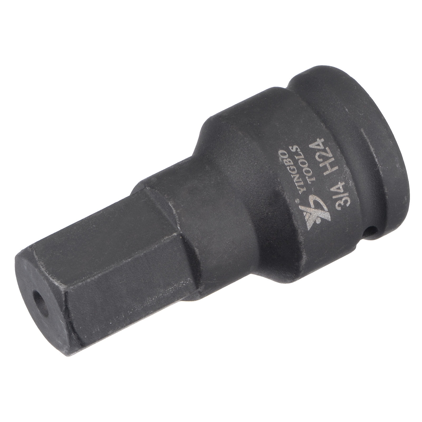 Uxcell 24mm Impact Hex Bit Socket, 3/4" Drive 100mm Length CR-MO Steel ...